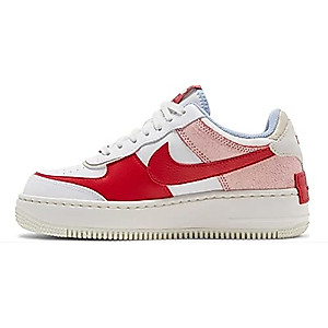 Nike AIR Force 1 Shadow RED/White CI0919 108 Women's Size 11 KC