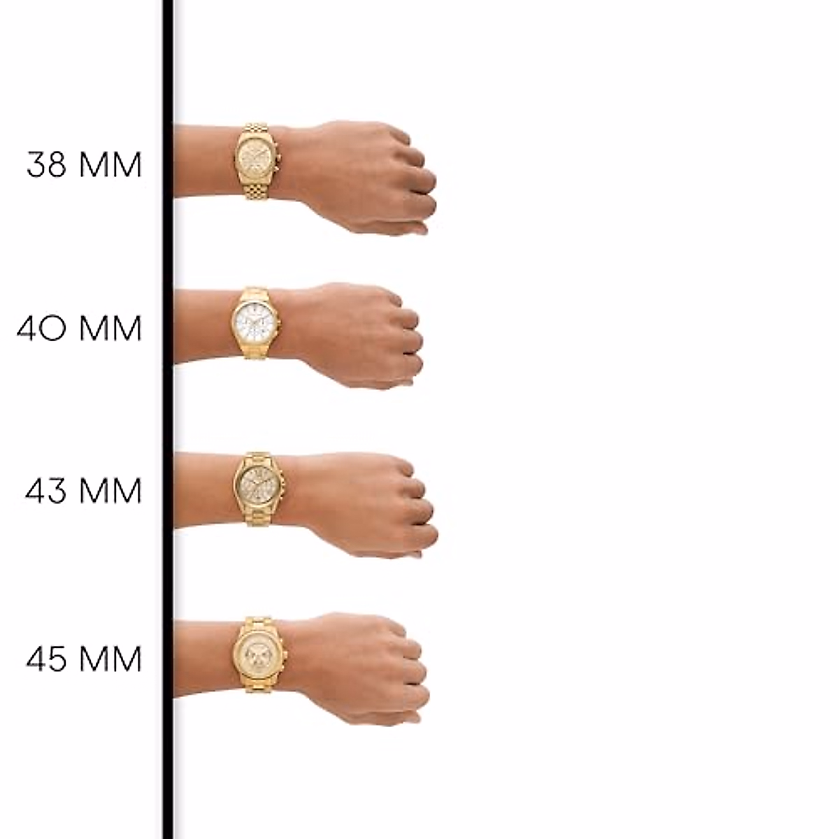 Michael Kors Slim Runway Three-Hand Black Stainless Steel Men's Watch (Model: MK8734)