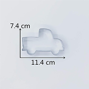 LILIAO Vehicle Pick-up Truck Cookie Cutter - 4.5 x 2.9 inches - Stainless Steel
