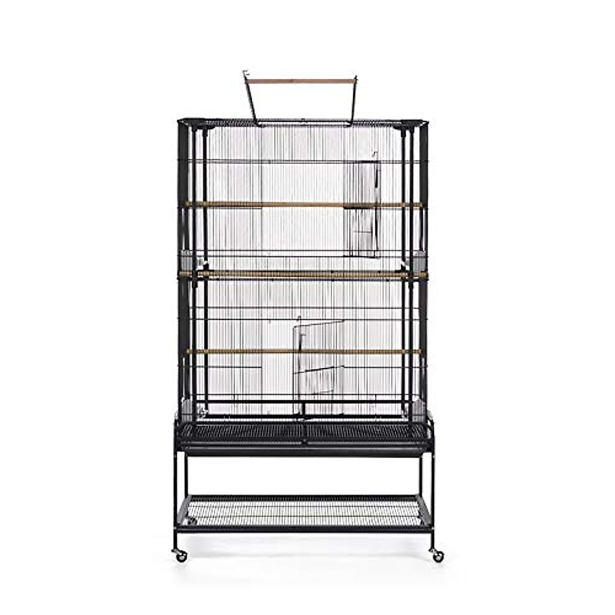 Prevue Pet Products Playtop Flight Bird Cage with Stand - F085, Black