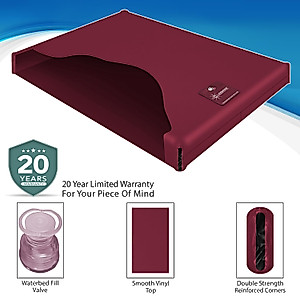 InnoMax Sanctuary Free Flow Full Wave Waterbed Mattress, Super Single