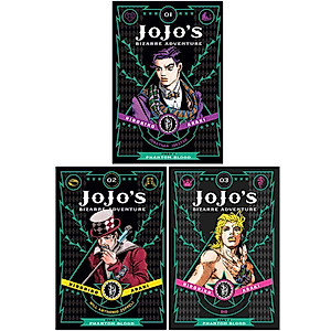Jojos Bizarre Adventure Part 1: Phantom Blood Vol 1-3 Books Collection Set