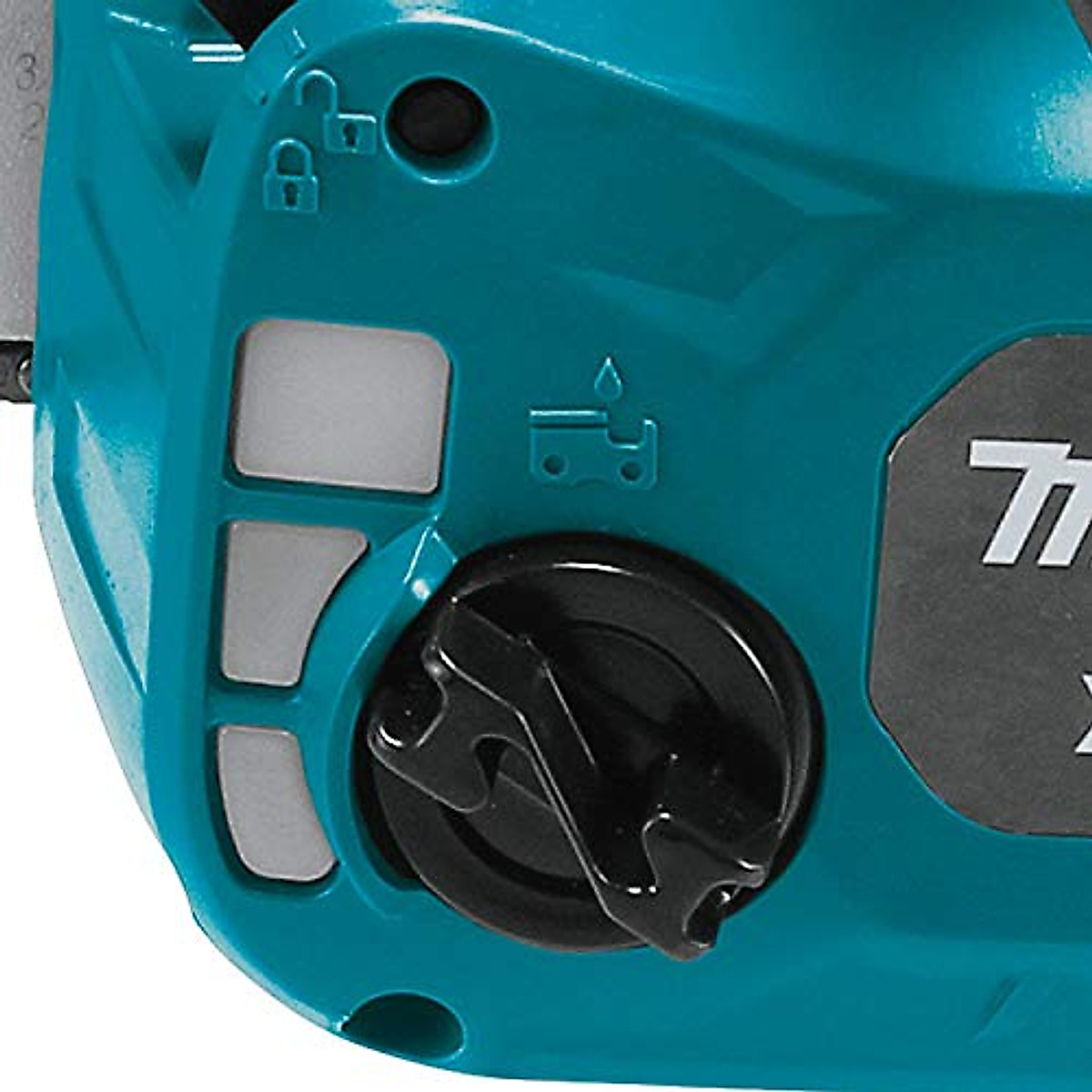 Makita XCU06T 18V LXT Lithium-Ion Brushless Cordless (5.0Ah) 10" Top Handle Chain Saw Kit, Teal