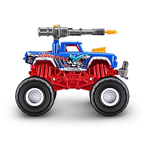 Metal Machines Monster Truck Wars (Jawesome) by ZURU, Toy Car Vehicle That Lights Up & Makes Sounds, Fireable Weapon, Batteries Included, Monster Truck Toys for Boys and Kids