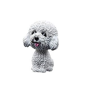 Fulenyi Bobble Head Car Decoration Nodding Dog Ornaments High Emulation Dog Dashboard Crafts Dog Lover Gift for Car Vehicle Desk Decor Baby Kids Toy
