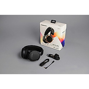 steelseries Arctis Pro High Fidelity Gaming Headset - Hi-Res Speaker Drivers - DTS Headphone:X v2.0 Surround for PC (Renewed)