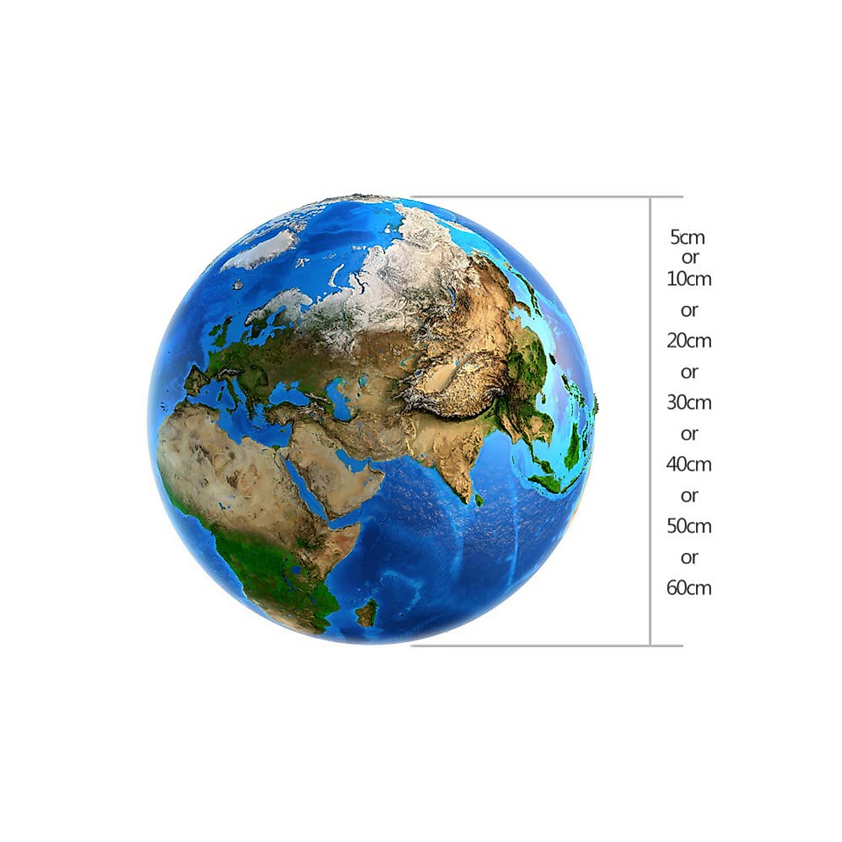 Guansen New Luminous Blue Earth Cartoon DIY 3D Wall Stickers for Kids Rooms Wall Sticker Home Decor Living Room Glow in The Dark Stars