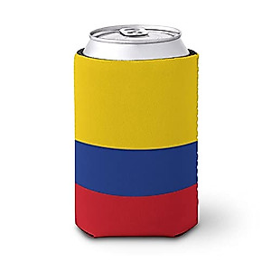 2 PCS Colorful Colombian Flag Can Cooler Party Gift Beer Drink Coolers Coolies