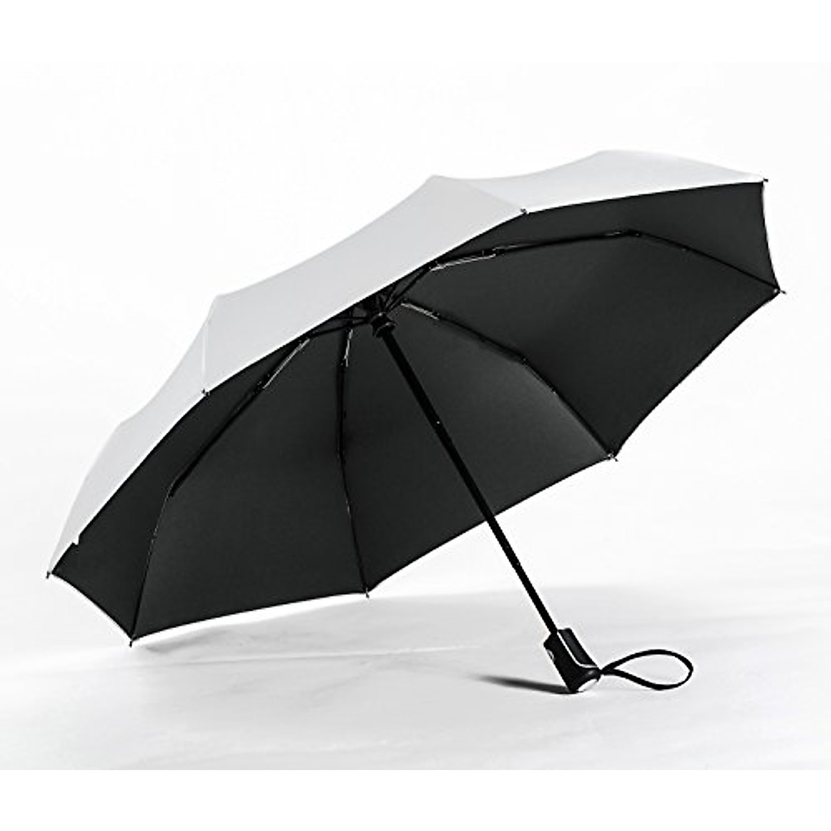 umenice UPF 50+ UV Protection Travel Umbrella Ultra Light Weight (Black)