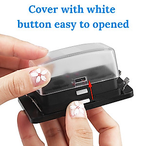 WATERWICH 4-Way Blade Fuse Box Standard Circuit Fuse Holder Box Block DC 12-32V with Waterproof Protection Cover for Car Boat Marine Trike Auto Car Truck Vehicle SUV Yacht RV Ship (4-Way)