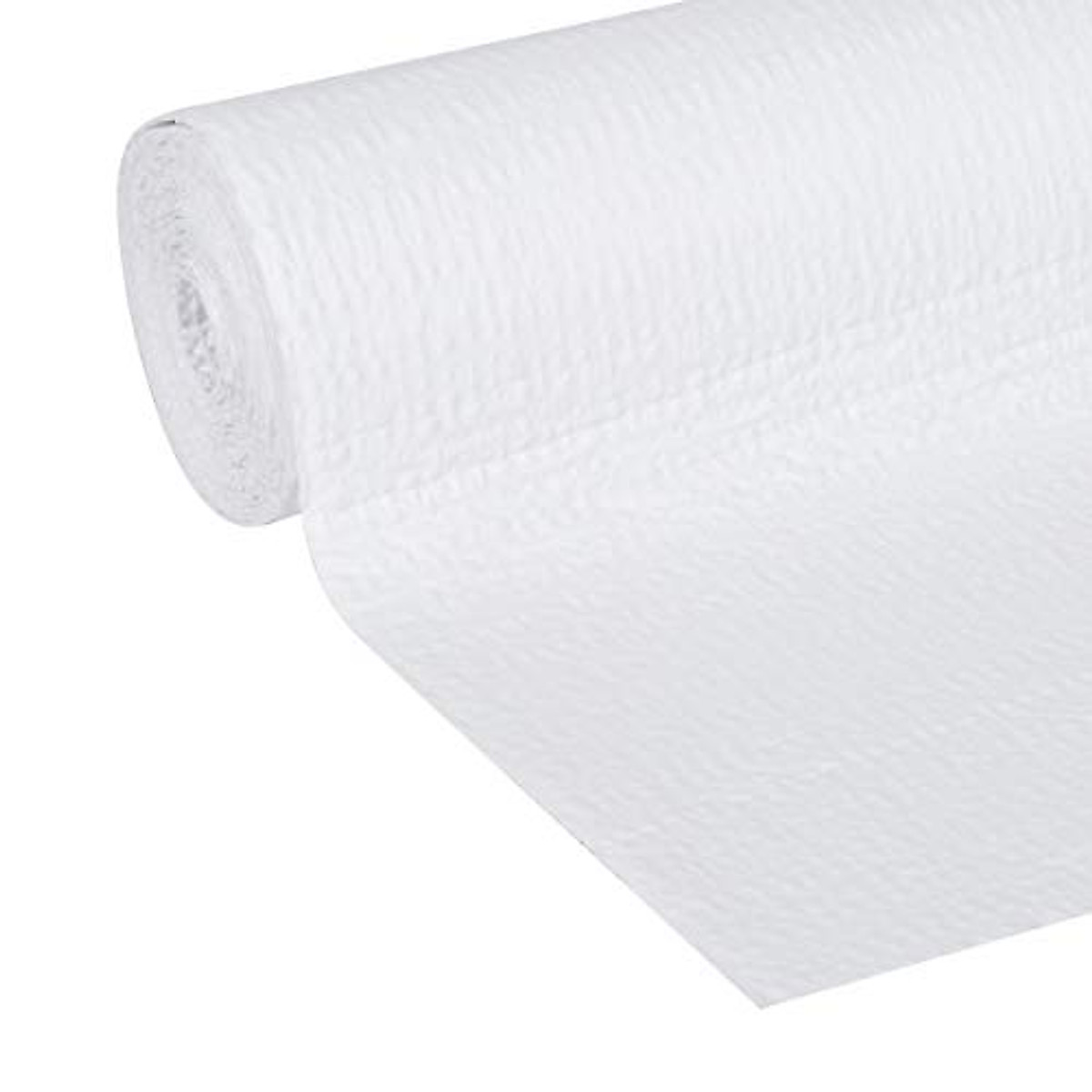 Duck Smooth Top EasyLiner Non-Adhesive Shelf Liner, 12 in x 10 ft Each Roll, Floral Midnight Bloom and White