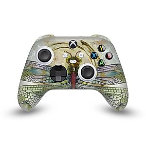 Head Case Designs Officially Licensed Stephanie Law Damselfly 2 Art Mix Vinyl Sticker Gaming Skin Decal Cover Compatible With Xbox Series X/S Controller