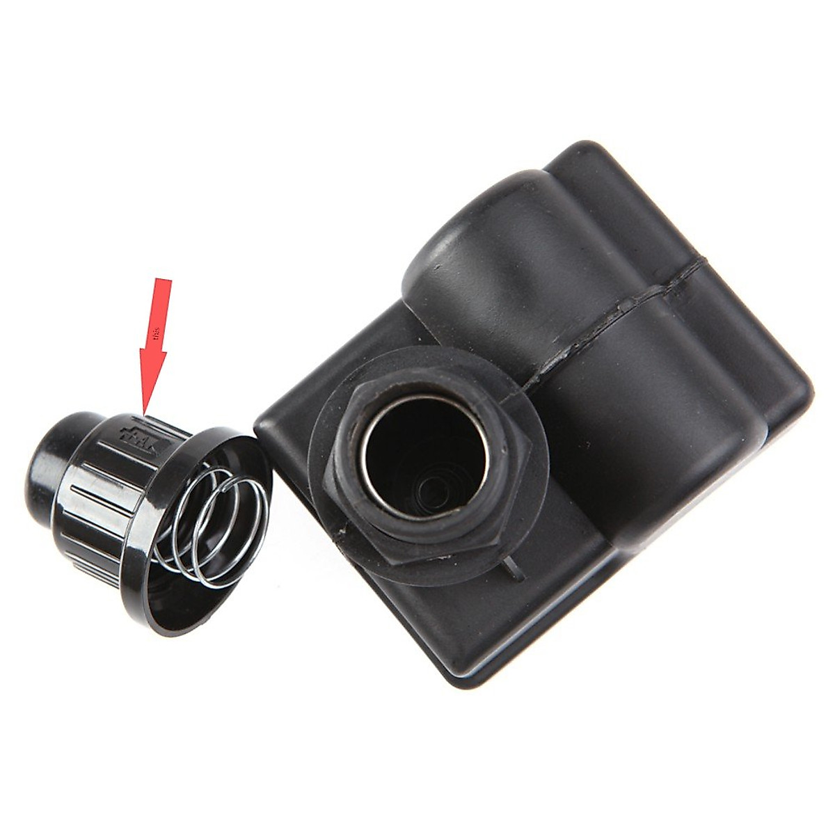 MENSI AA Push Button Igniter Switch Replacement Cap Pack of 2 (AA) Mounting Thread 22mm