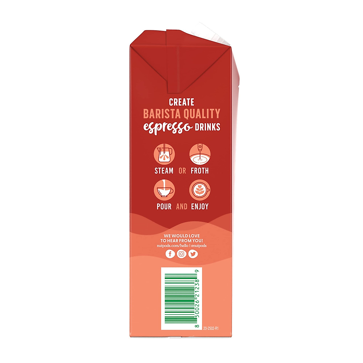 nutpods Cinnamon Dolce Barista Oat Milk - Sugar Free Non Dairy Milk Made from Oats - Keto Oatmilk Barista Blend - 70 calories, Gluten Free, Non-GMO, Vegan, Kosher, 32 fl oz (3-Pack)