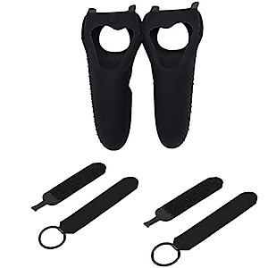 Replacement Part For Touch-Controller Grip Cover Case Strap For Oculus Qu/Rift S Wrist Strap Anti-Throw Han Protective Accessories - (Color: Black)