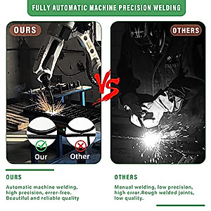 COLRASN Decorative Garden Fence, 10 Pack Garden Fence Border, Total 10ft (L) x 24in (H) Outdoor Metal Garden Edging Fence, Flower Bed Fencing for Landscape Patio, Plant, Outdoor Decor, Arched