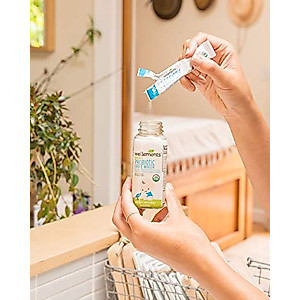 Wellements Certified USDA Organic Liquid Probiotic 4 Fl Oz, Gripe Water & Probiotics for Infant Digestion & Immune Health, Relief for Gas, Colic & Hiccups, Free from Dyes, Parabens, Preservatives