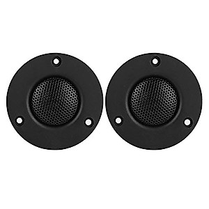 Alinory Dome Tweeter Speaker Diaphragm 2Pcs 25-core 25W B7 Pure Silk Film Magnet Dome Tweeter Treble Speaker Loudspeaker Diaphragm