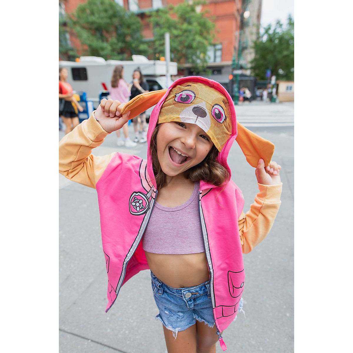 Paw Patrol Skye Toddler Girls Fleece Zip Up Hoodie 4T