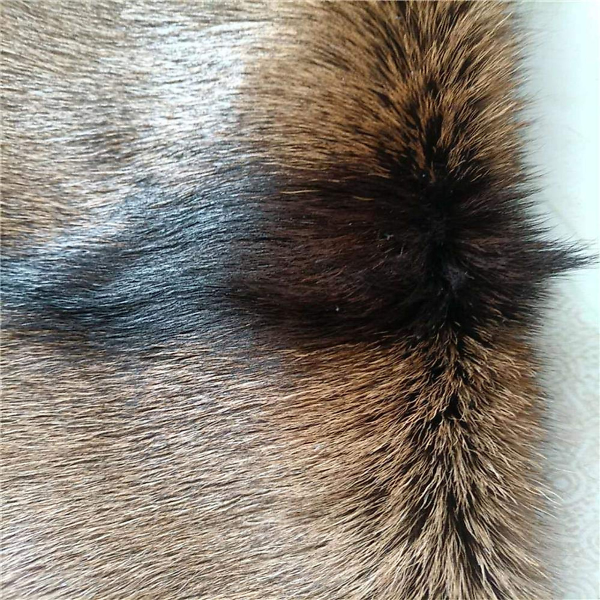 Real Antelope Goat Hide Fur Skin Pelt Fur Sheepskin Leather Fur Skin Clothing Accessories 1pcs (Approx 16"X20")