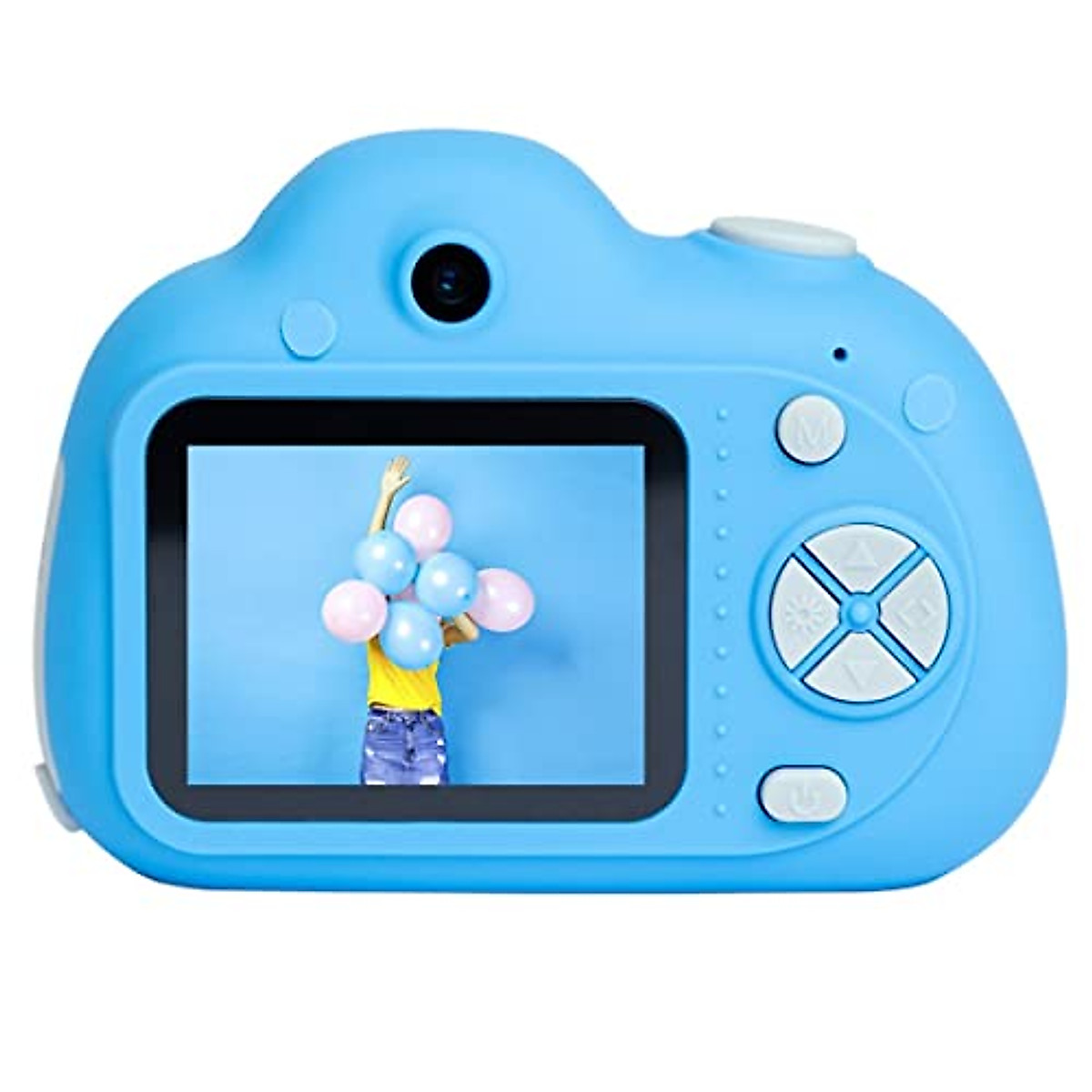 LINXHE Kids Digital Camera for Boys & Girls - 2.0 Inch Selfie Camera for Kids, 1080P FHD Rechargeable Children Video Camera for Christmas New Year Gift (Color : Blue)