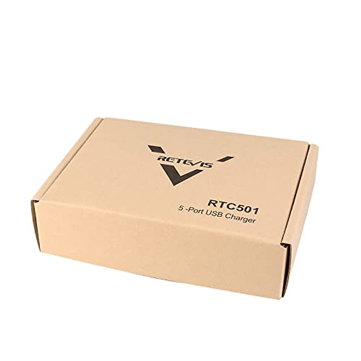 Retevis 5-Port USB Wall Charger Radio Charging Station Compatible with RT68 RB28 RT19 RT22P NR10 RT18 RT22S H777 RB89 RT86 RT45P RB29 Baofeng Cobra HYT Walkie Talkies and iPhone (1 Pack)