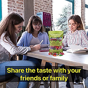 Tootsie Frooties Candy - 10 Assorted Flavors of Tootsie Frooties Fruit Chews, Tootsie Roll Flavored Variety Mix of Individually Wrapped Taffies - Gluten-Free - 1 LB Bulk Candy