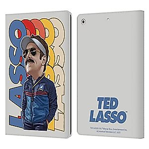 Head Case Designs Officially Licensed Ted Lasso Lasso Season 3 Bobbleheads Leather Book Wallet Case Cover Compatible with Apple iPad 10.2 2019/2020/2021
