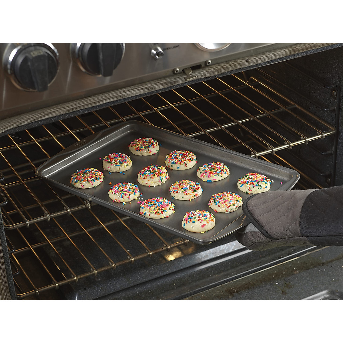 GoodCook Signature Baking Sheets, 15 x 10, Grey Non-stick