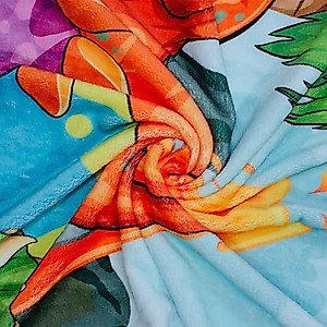 Toddler Blankets for Boys Daycare, Cartoon Dinosaur Blanket for Boys and Girls Soft Cozy Cute Baby Blankets Unisex, Dinosaur Toys Birthday Gifts for Kids Blanket 50x40 inch