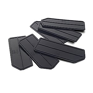 Triton Products 4-220 LocBin Bin Dividers for 3-220 Bins 7-Inch L by 2-5/8-Inch W by 1/8-Inch H ABS Plastic Black 6-Pack