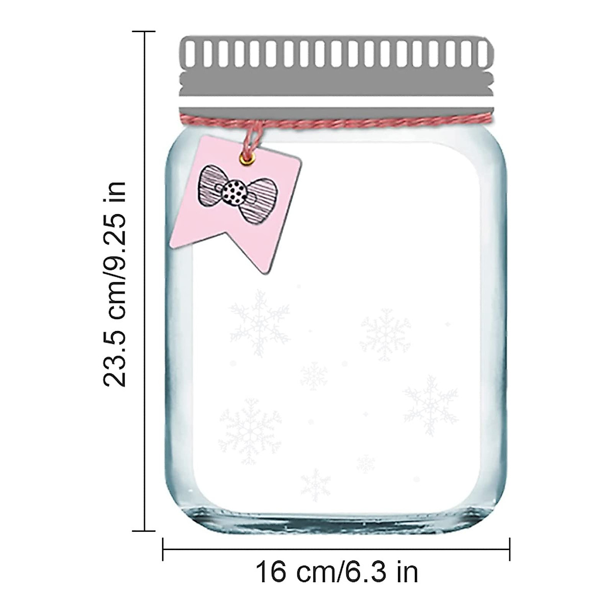 Enkrio 20 Pcs Mason Jar Bags Cute Jar Zipper Bag Reusable Food Storage Bags Snack Bags Sandwich Bags Mason Jar Bottles Bag Leak-Proof Airtight Sealed Storage Bags for Kitchen Travel Camping