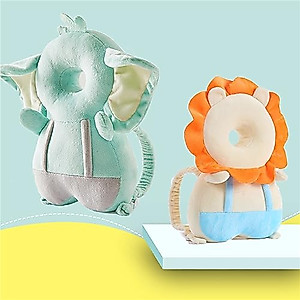 YAMIELO Baby Walker Head Protector Backpack, Baby Backpack Head Protection Pillow, Baby Head Protector for Baby Walking & Crawling, Super Soft, Skin Friendly (A)