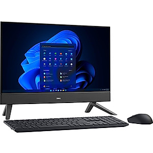 Dell Inspiron 5415 All in One - 23.8-inch FHD (1920 x 1080) Touchscreen, AMD Ryzen 5 7530U (Up to 4.5GHz), 16GB DDR4 RAM, 512GB SSD, AMD Radeon Graphics, Windows 11 Home - Black