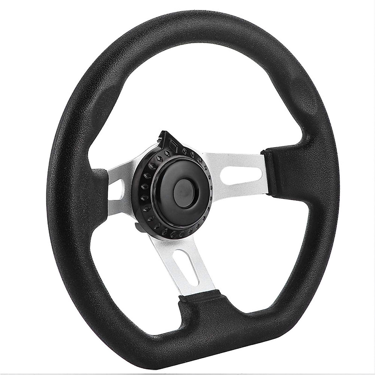 Acouto 270mm -Kart Steering Wheel with, Steering Wheel for -Kart Racing Cart Accessory