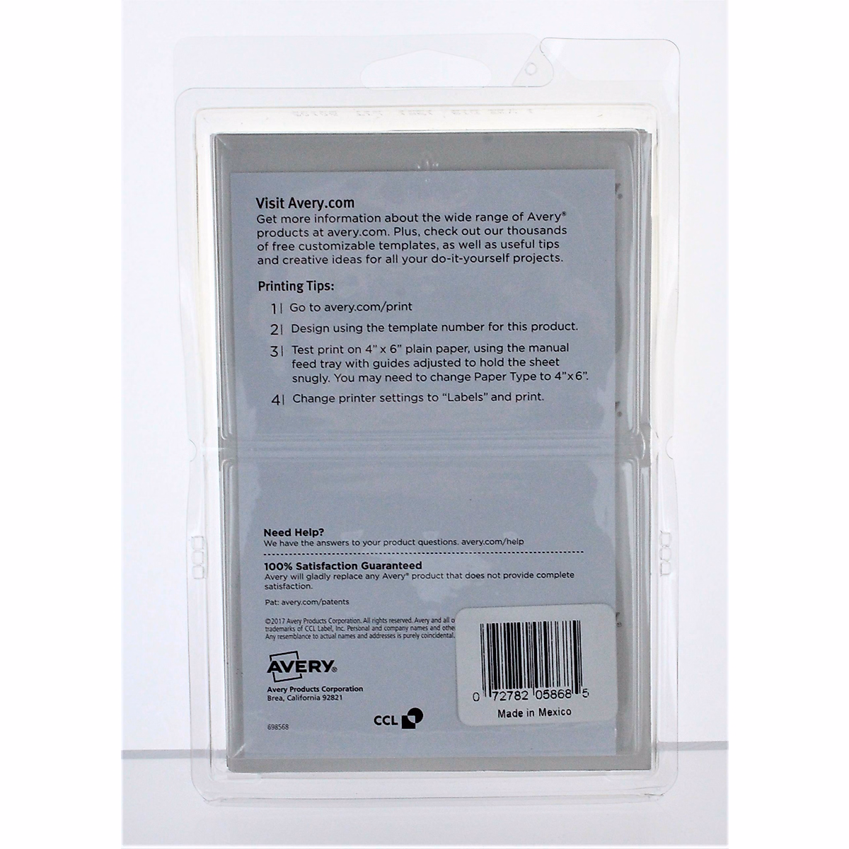 Avery® 39000104 Print or Write Gold Foil Notarial Seals SEAL,2"DIA GD,44/PK