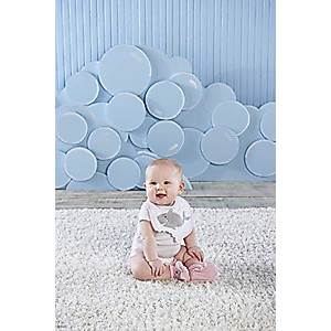 Baby Aspen Chomp and Stomp Shark Bib and Booties Gift Set, Pink