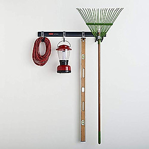 Rubbermaid Fasttrack Garage Storage System 5 Piece All in One Rail and Hook Kit (2 Pack)