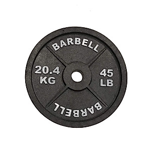 Fake Weights - Fake Not 45lb Weight Plates Styrofoam Olympic Style 45 lb 3 Barbell Pairs (6 plates) - Props for photobooth, props for movies, props for photoshoot, props for 360 photo booth
