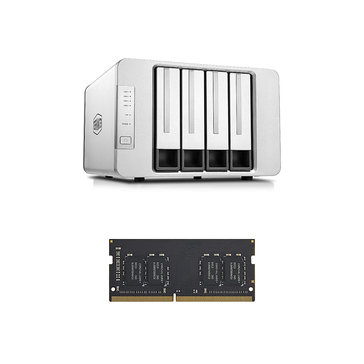 TERRAMASTER 2.5GbE NAS Server 4Bay F4-423 + 8GB DDR4 RAM