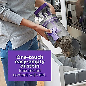 BLACK+DECKER HCUA525JP Cordless 2-in-1 Stick Vacuum, Powerseries Pro 20V Pet Vacuum, Purple