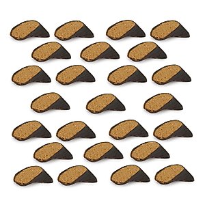 MPP Dog Dental Chew Filled Cow Hooves All Natural Healthy Peanut Butter Flavored (25 Hooves)