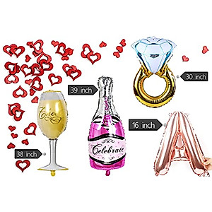 JeVenis She Said Yaaas Banner She Said Yaaas Balloons She Said Yes Balloon for Engagement Party Decor Bridal Shower Balloon Hen Party Balloon Hens Bachelorette Party Decoration