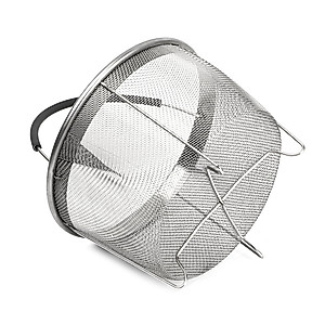 Stainless Steel Steamer Basket with handle for Instant Pot Accessories 6qt 8qt Pressure Cooker, Made by Kaviatek