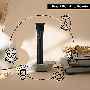 Glo Skin Beauty Satin Cream Foundation Makeup for Face, Natural Light - Full Coverage, Semi Matte Finish, Conceal Blemishes & Even Skin Tone