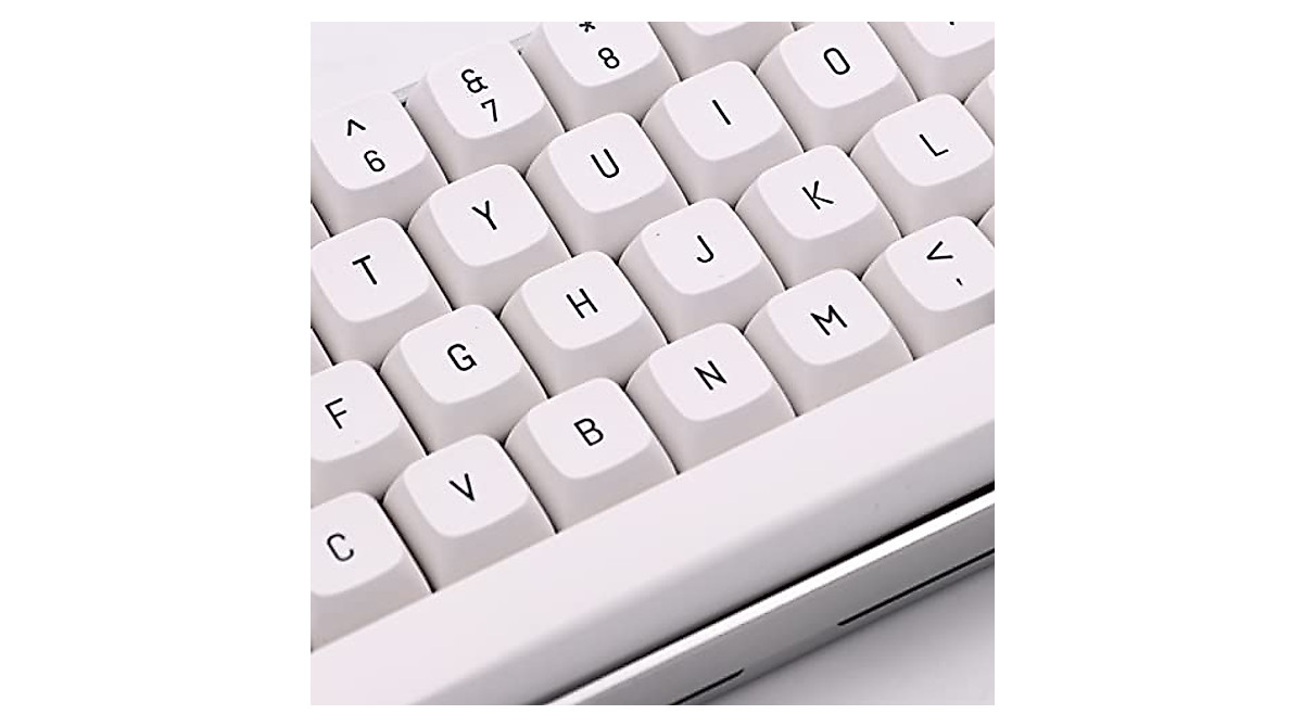Black White Theme Keycap for Mechanical Keyboard - Double-Shot PBT Keycaps