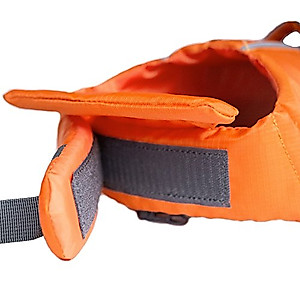 Outward Hound Granby Splash Orange Dog Life Jacket, Medium