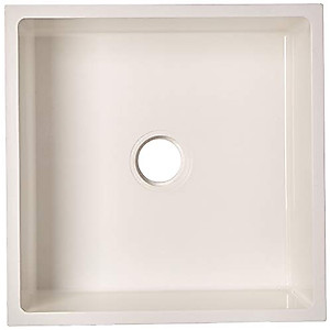 Mustee 63M Durastone Material Mop Sink, White