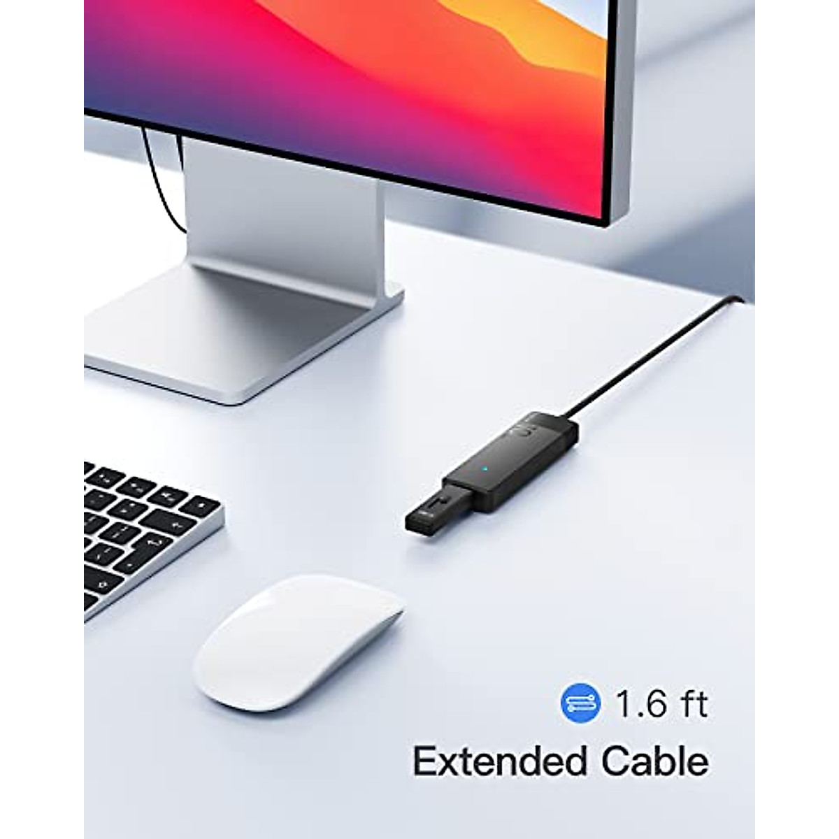 Inateck USB Hub with 4 USB A Ports, USB 3.2 Gen 2 Speed, 1.6 ft Cable, HB2025A
