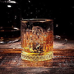 Hediyesepeti Whiskey Glass and Stones Set - Old Fashioned Bourbon Whisky Glass Gift Set with 12 Pieces Whiskey Stones Gift Box for Men Dad Husband Birthdays and Groomsmen